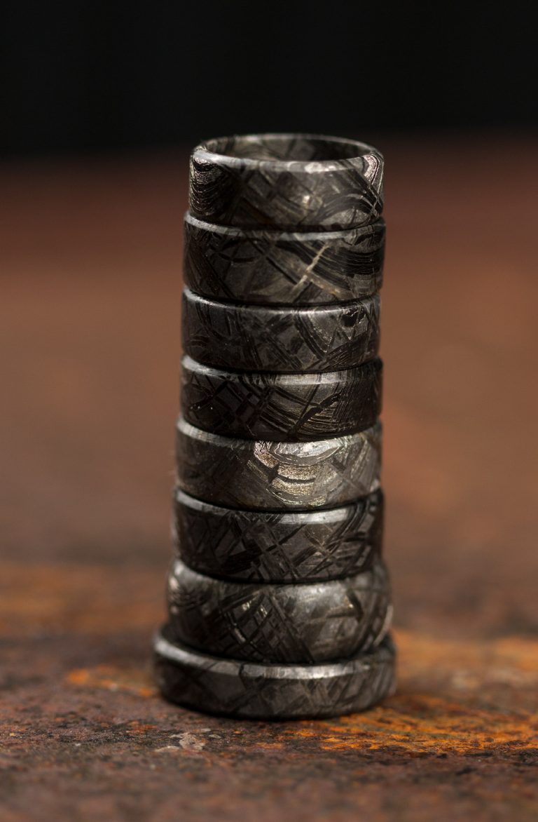 Custom Made Meteorite Ring – By Windestal