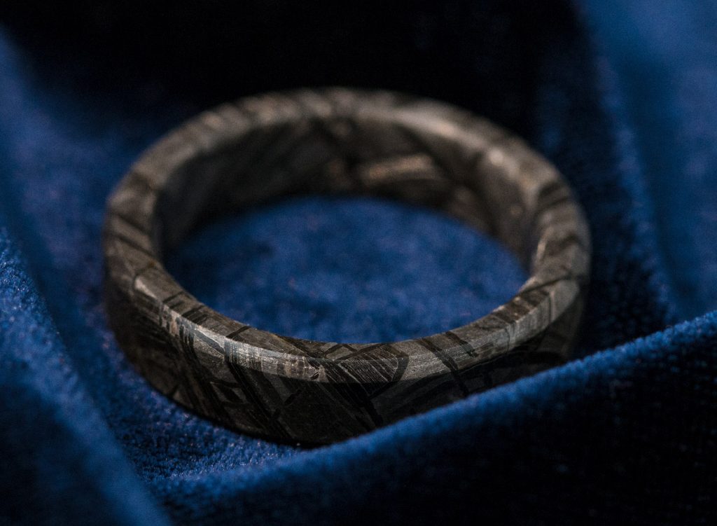 Custom Made Meteorite Ring – By Windestal