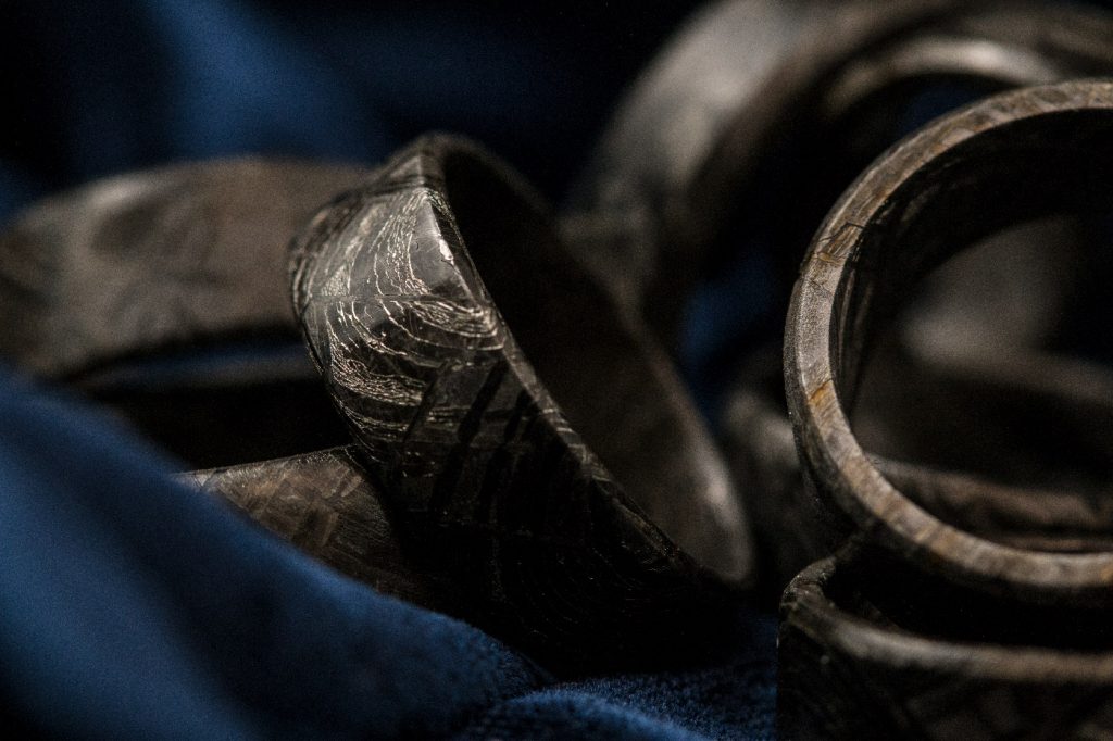Custom Made Meteorite Ring – By Windestal